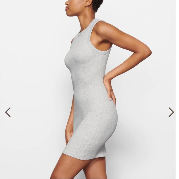 SKIMS | Dresses | Nwt Skims Cotton Rib Tank Dress | Poshmark